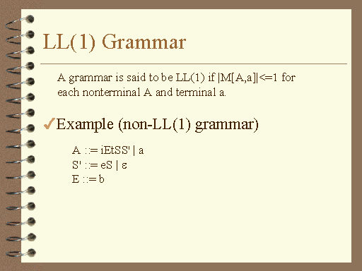 What Is Ll 1 Grammar In Compiler Design - Design Talk